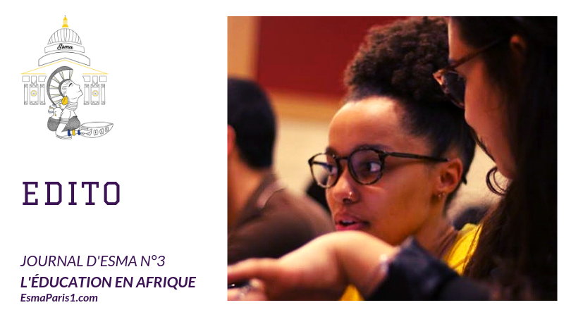 Journal d’ESMA n°3 – Edito – ESMA – Paris 1